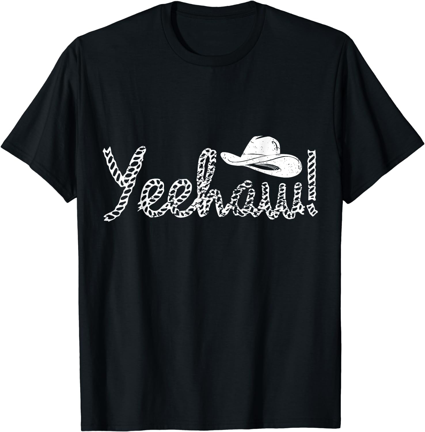 Cowboy Yeehaw Shirt Western Country Vintage Cowboy Hat T-Shirt Black ...