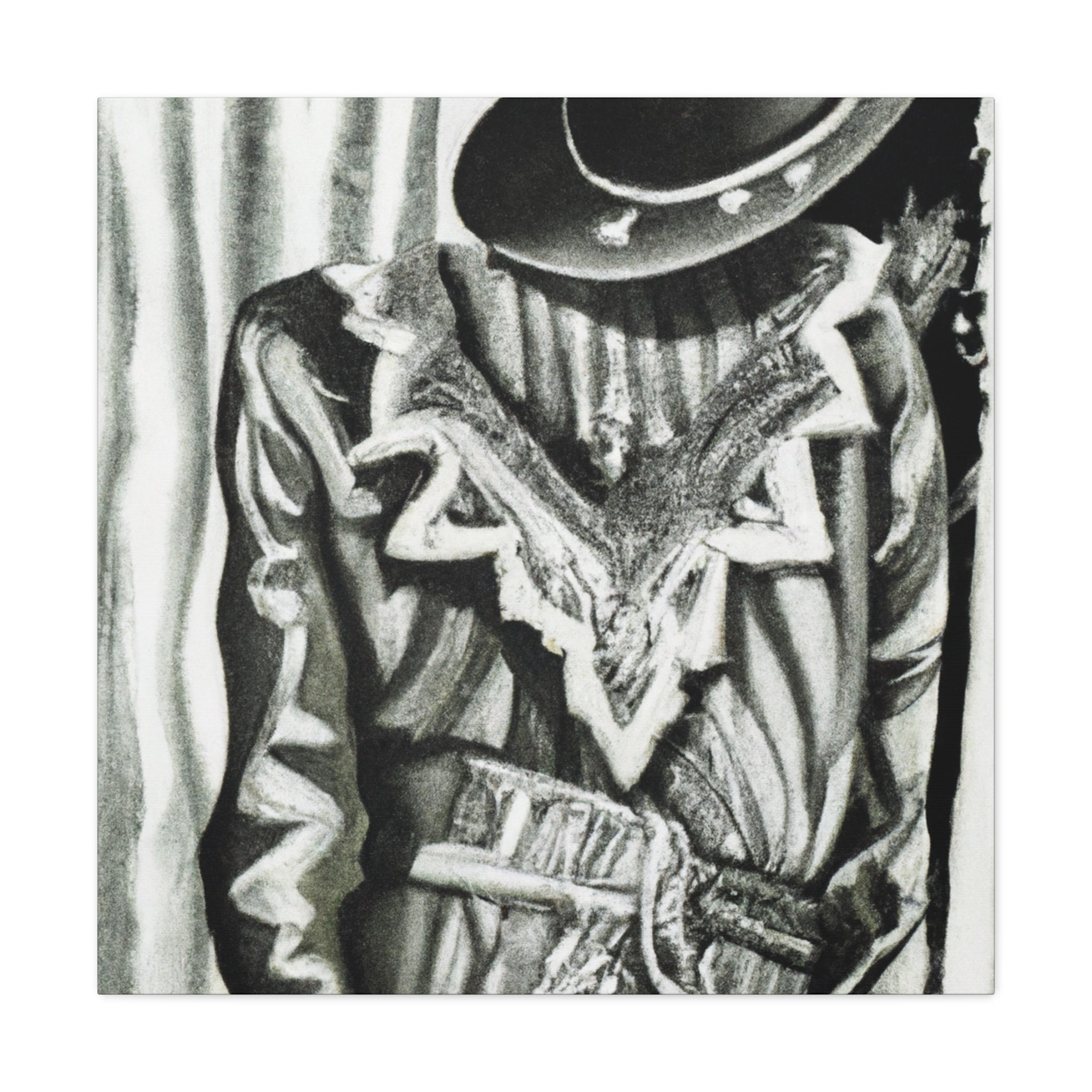 "Cowboy's Tipping Hat" - Canvas - Walmart.com