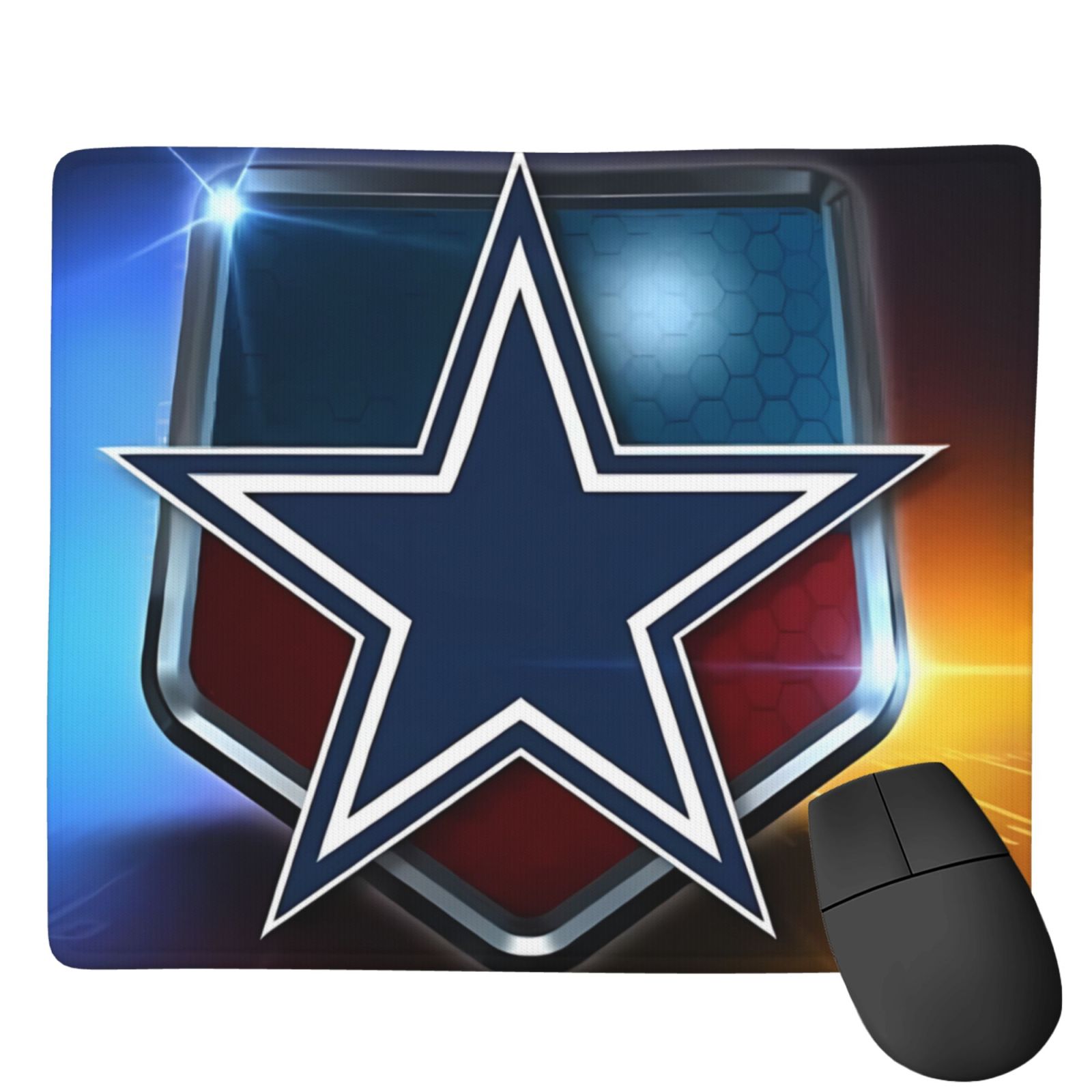 Cowboys Anti_slip rubber mouse pad football team pattern printed mouse ...