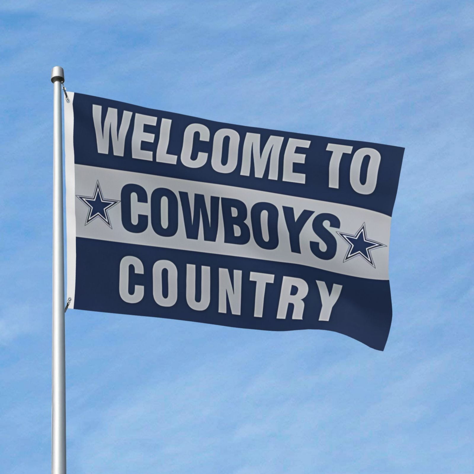 Cowboys Double Sided Outdoor Decorative Flag Support Flag Personalized ...