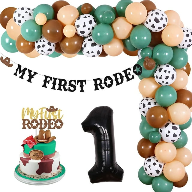 Cowboys First Rodeo Birthday Party, Cowboy 1st Birthday Decorations ...
