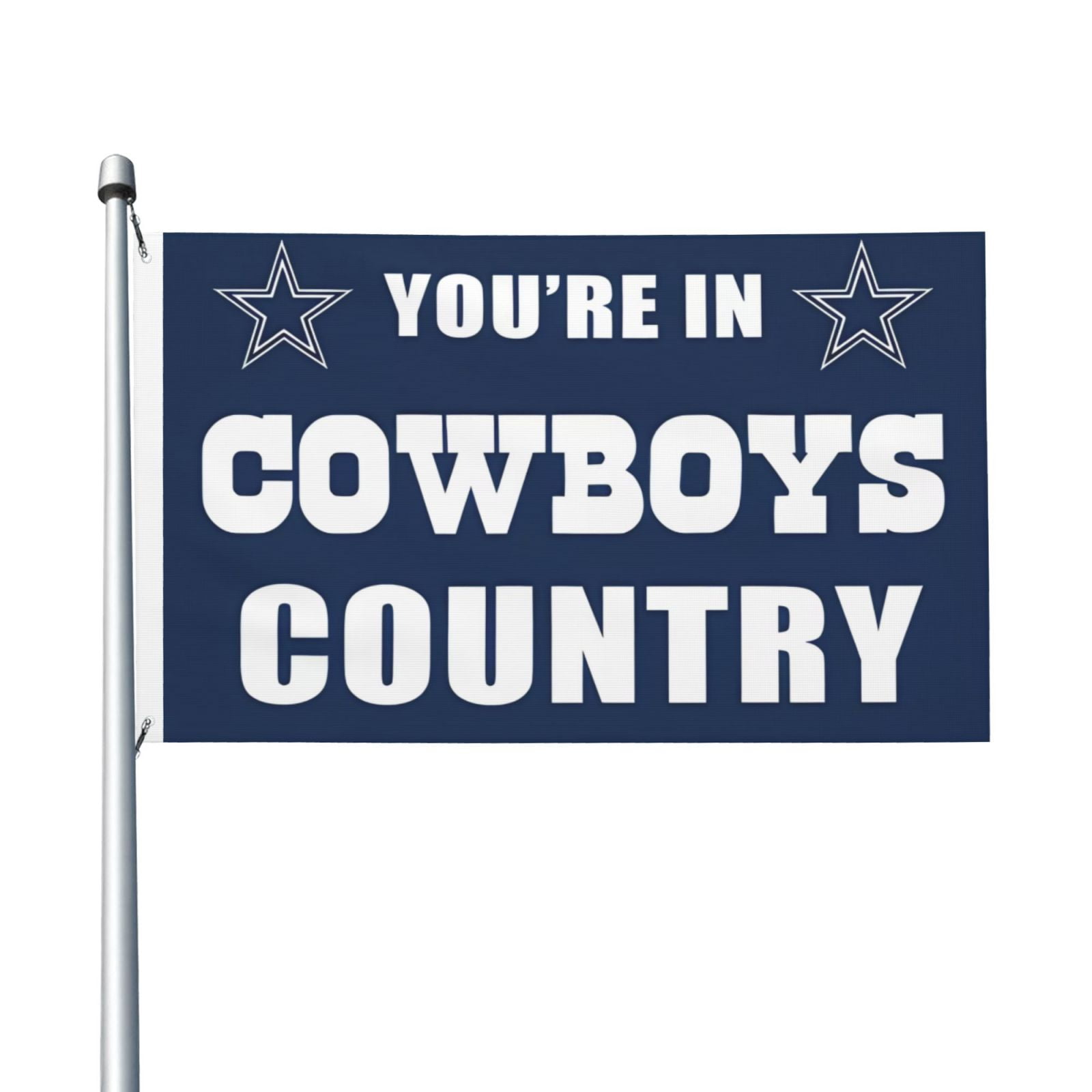 Cowboys Flag 3x5FT Outdoor Double Sided Heavy Duty Polyester Flags Long ...