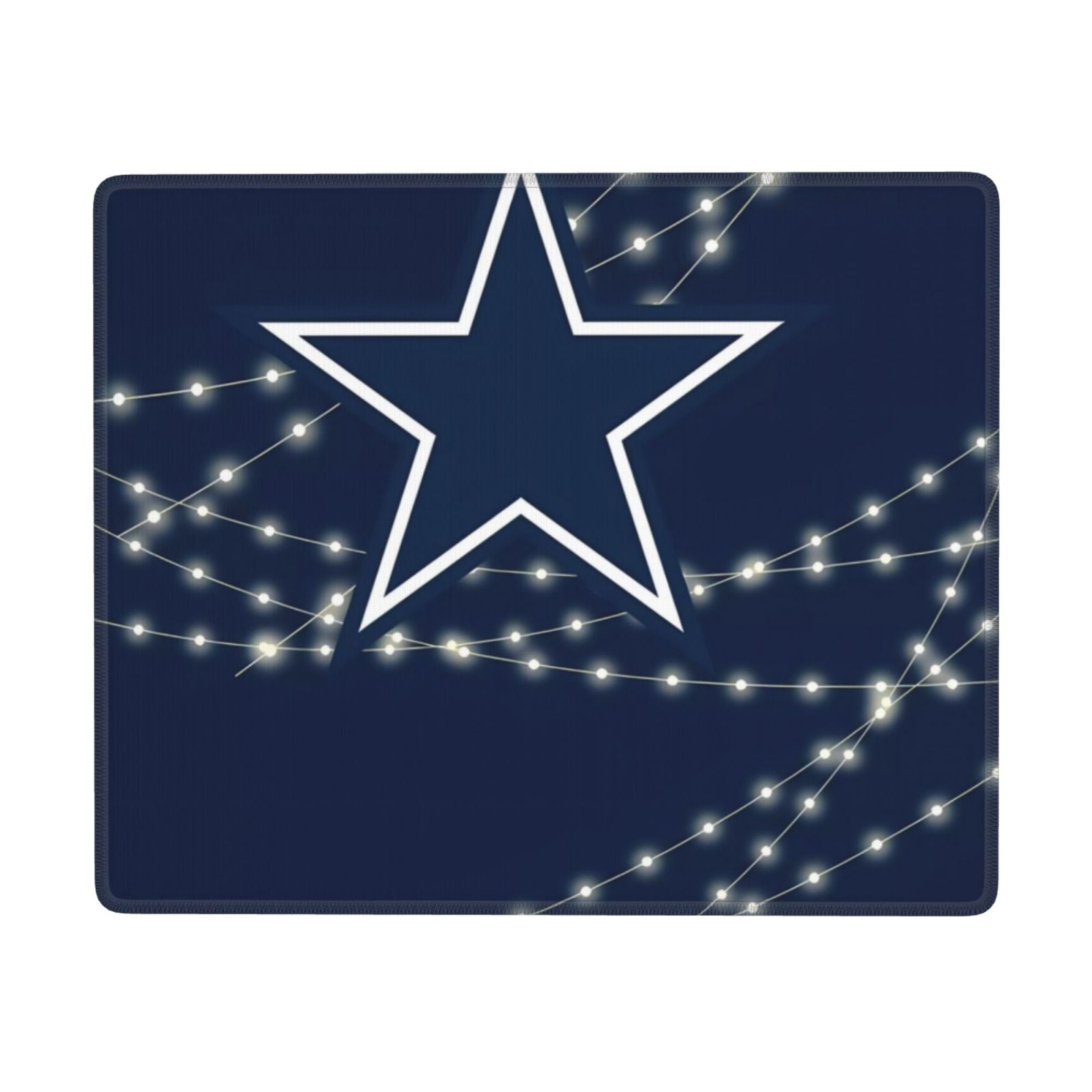 Cowboys Football Team Custom Pattern Mouse Pad with Stitched Edges, Non ...