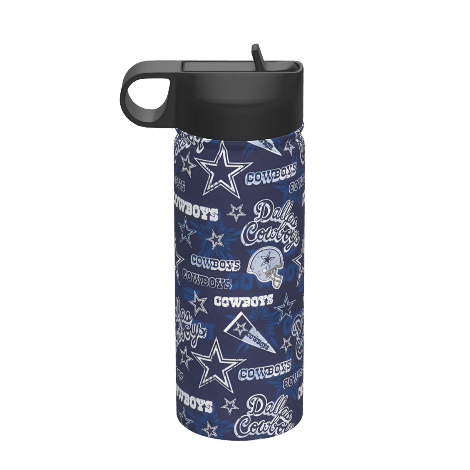 Cowboys Football Team Sports Insulated Water Bottle Stainless Steel ...