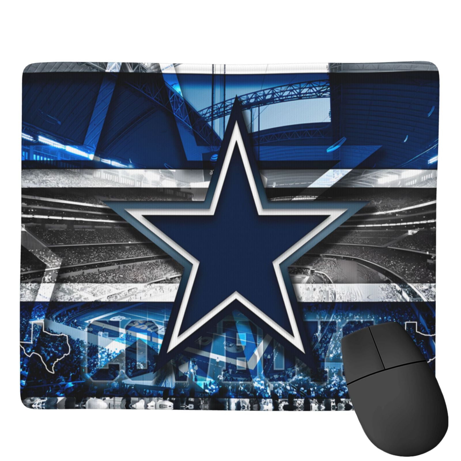 Cowboys Football Theme Mouse Pad 7x9 Inch - Non-slip Rubber Bottom ...