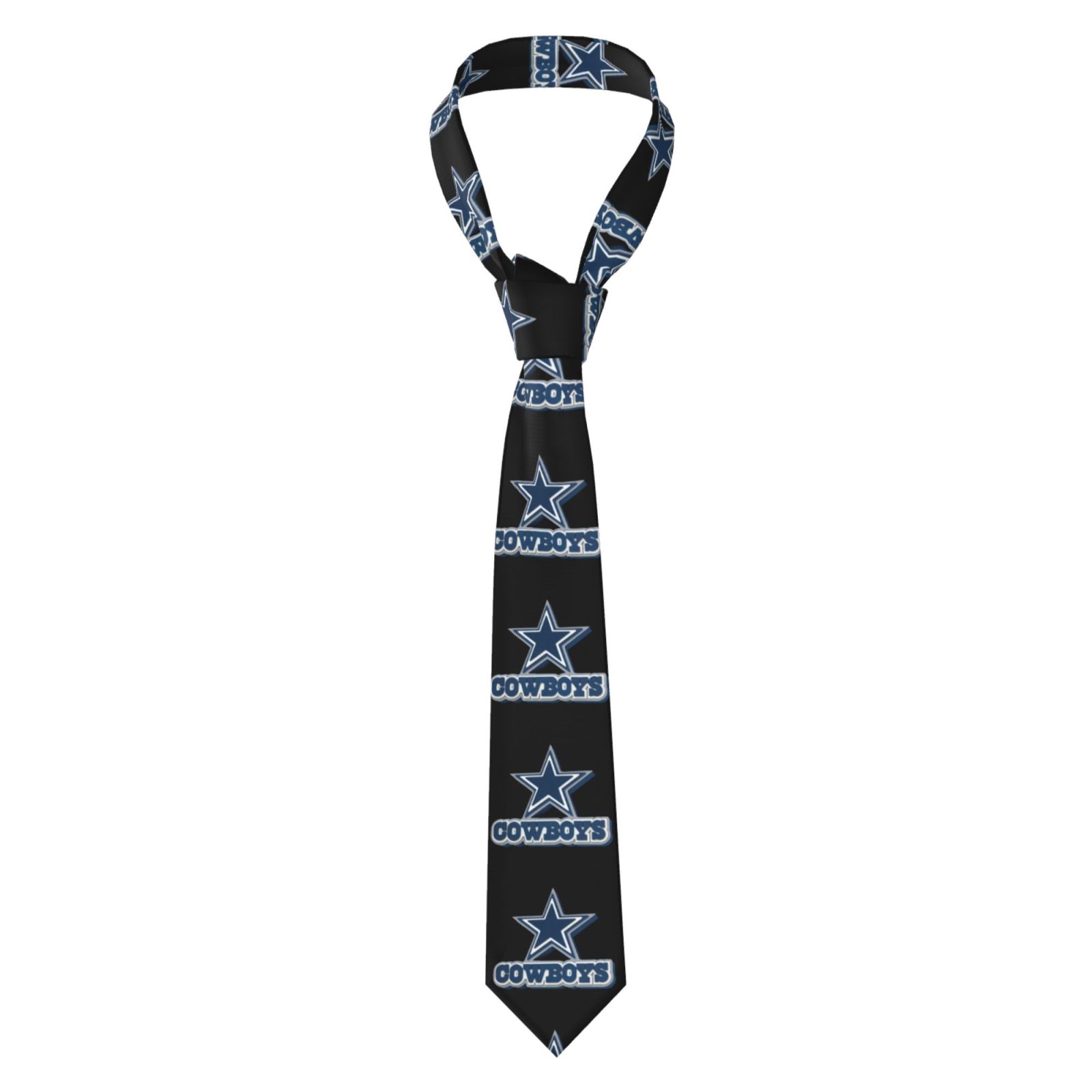 Cowboys Men's Suit Ties Fashion Ties Football Team Logo Print Ties Fan ...