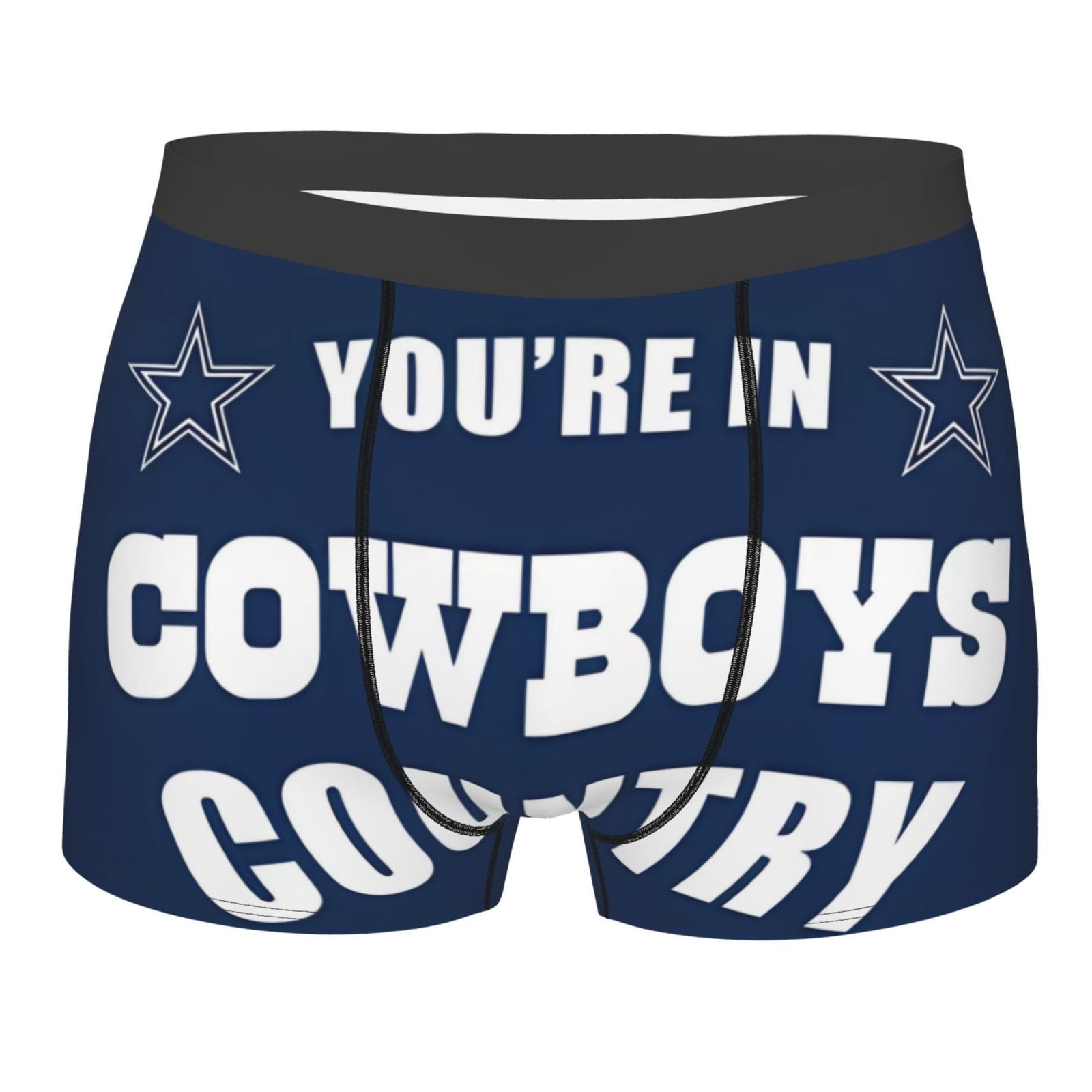 Cowboys Men's Team Logo Boxer Briefs, Moisture Wicking, Soft ...