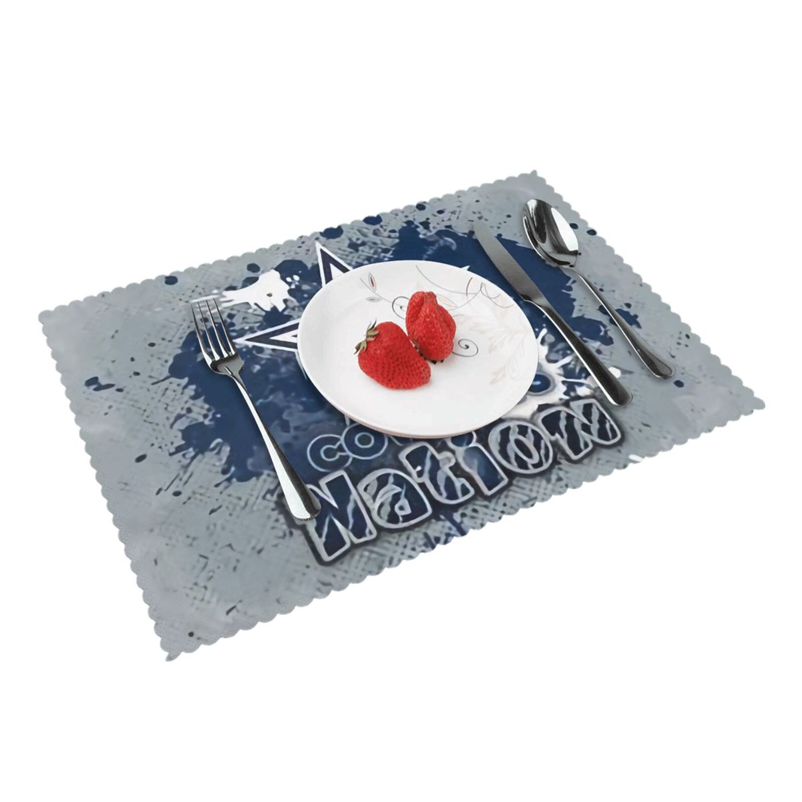 Cowboys Placemats for Dining Table Set of 4 Anti_Oil And Heat ...