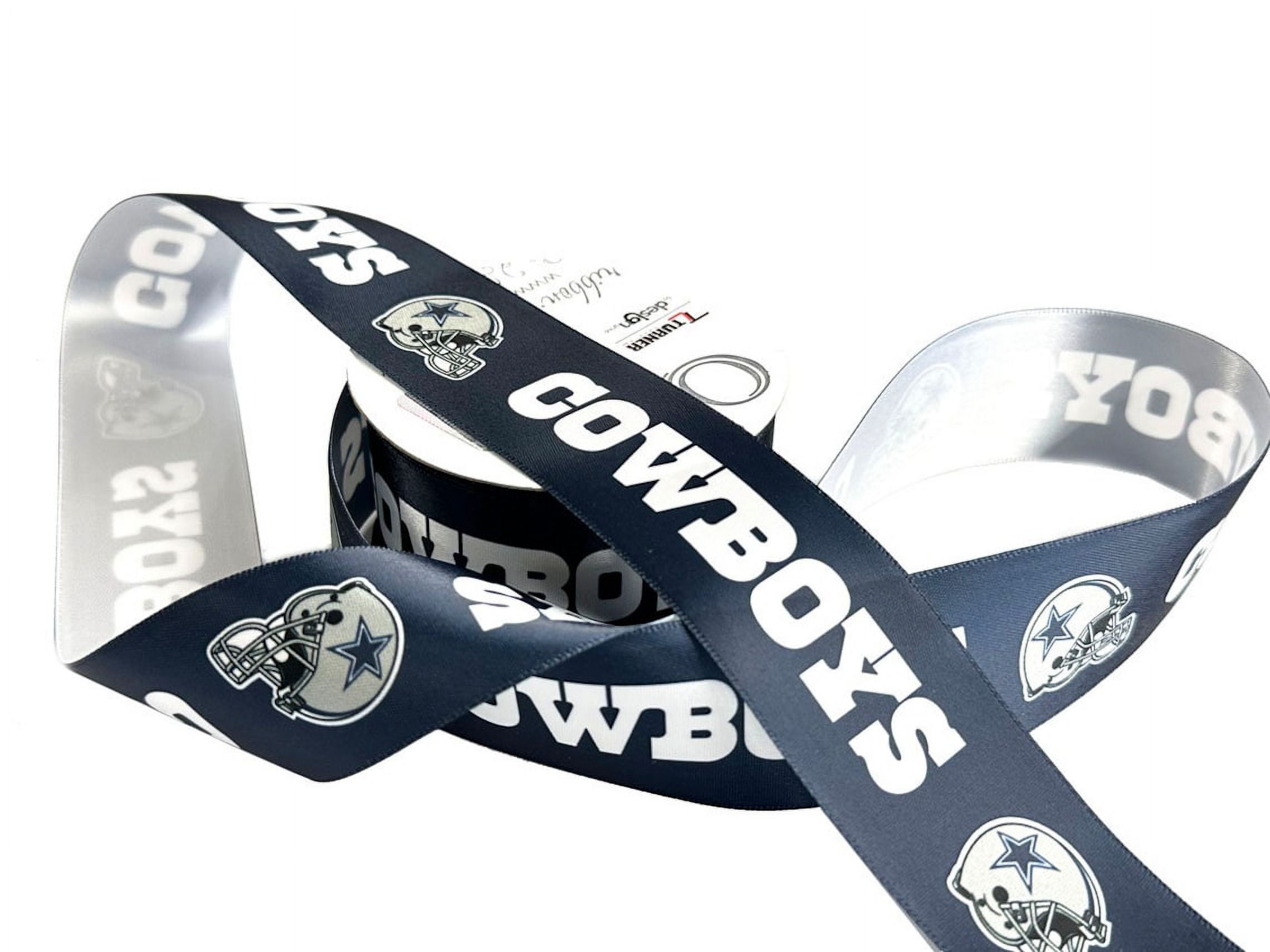 Cowboys Printed Ribbon 1 5/16"-Inch Width, 15 Foot Spool - Walmart.com