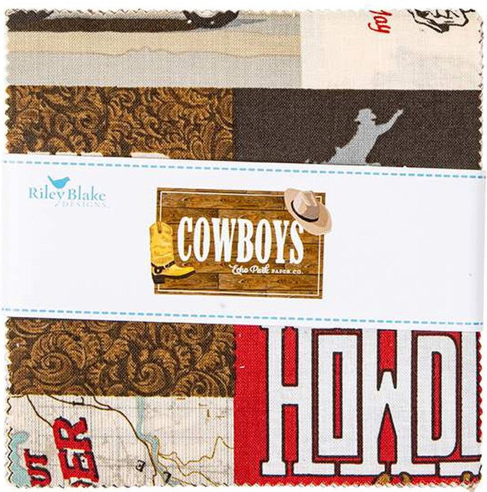 Cowboys Riley Blake Stacker by Echo Park Paper Co.; 42 - 5" Precut ...