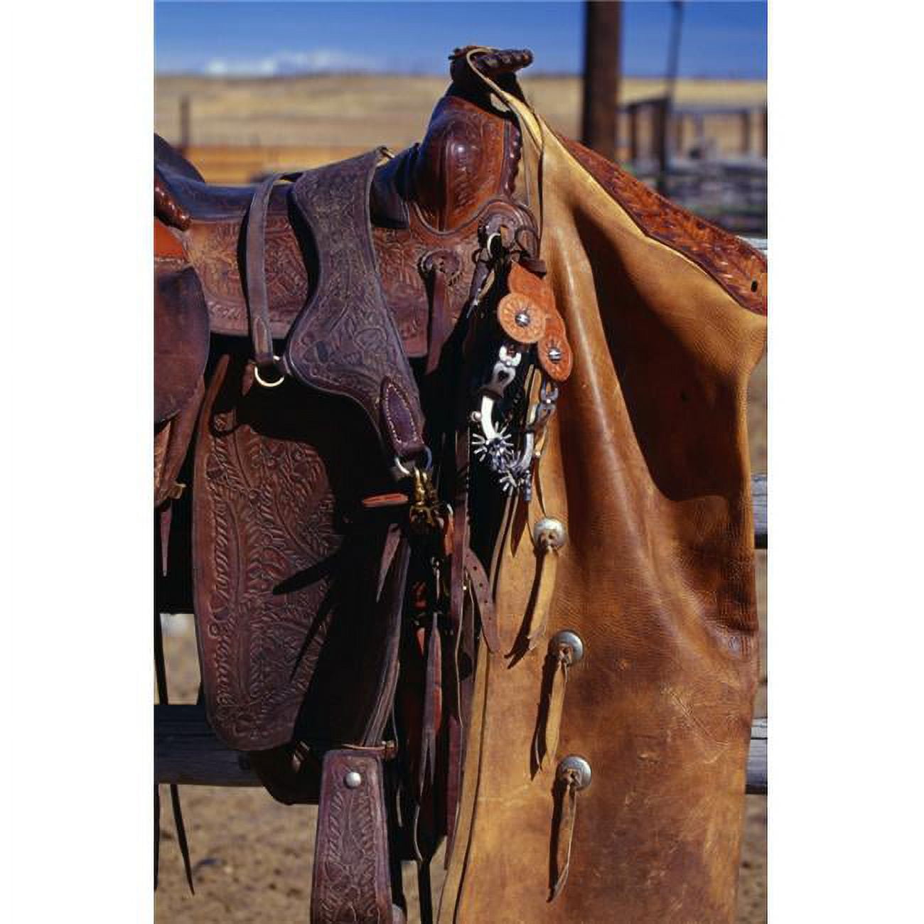 Cowboys Saddle And Chaps Detail Poster Print - Walmart.com