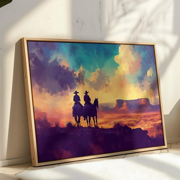 Modern Cowgirl Sketch Print: Brown Ink Western Art 12x18 UNFRAMED ...