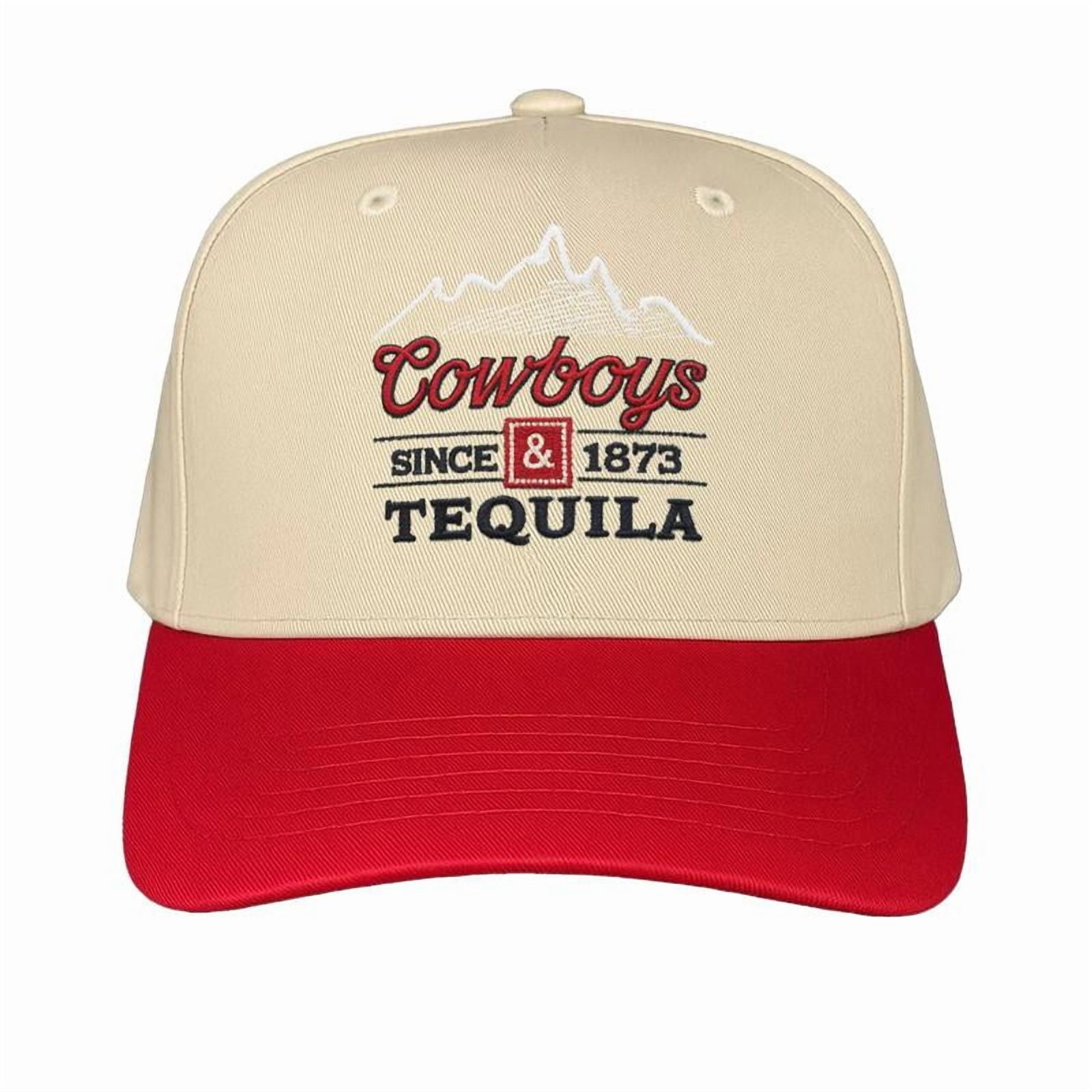 Cowboys and Tequila Embroidered Hat, Adjustable Trucker Cap with ...