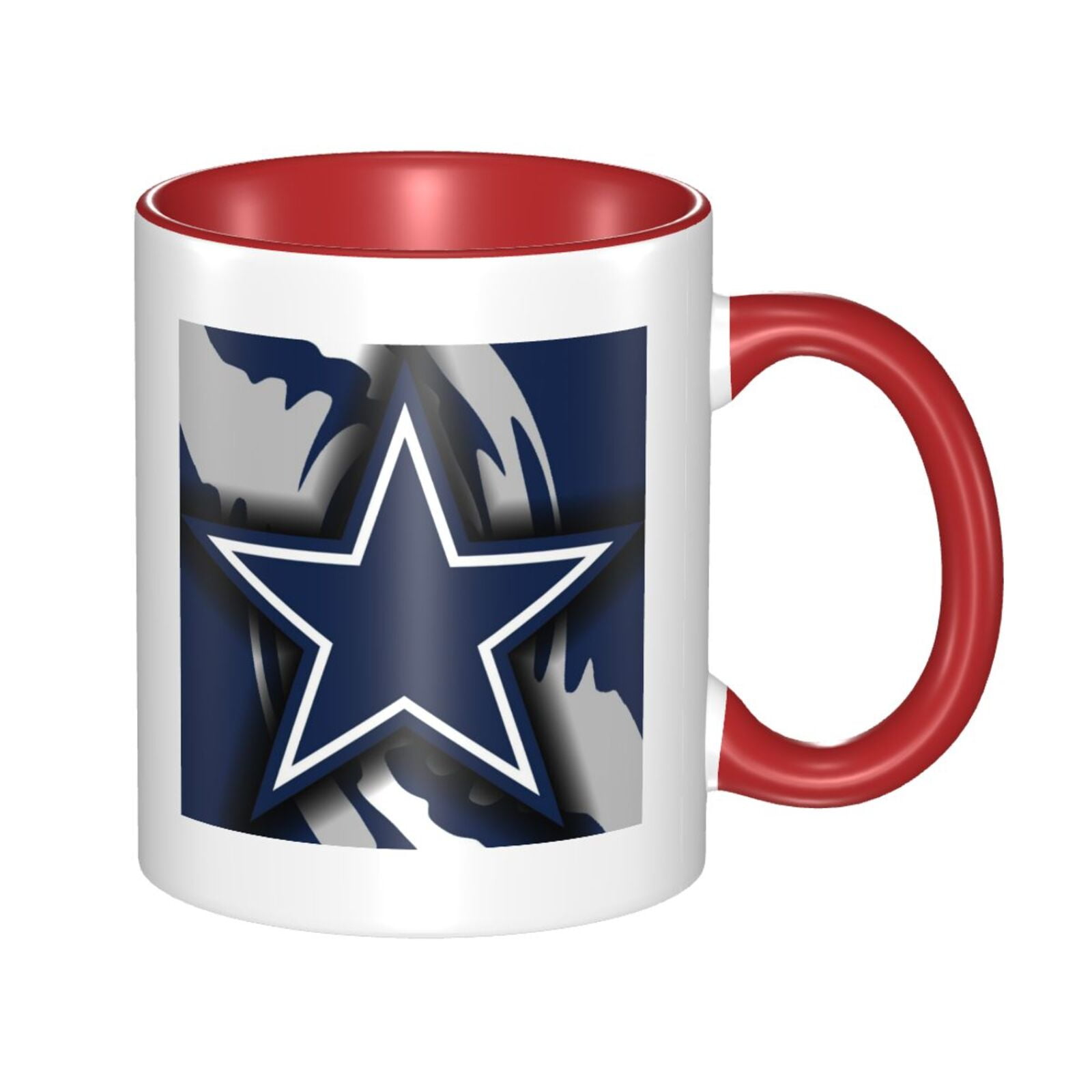 Cowboys Unisex Double Color Ceramic Mug With Handle Suitable For Tea ...