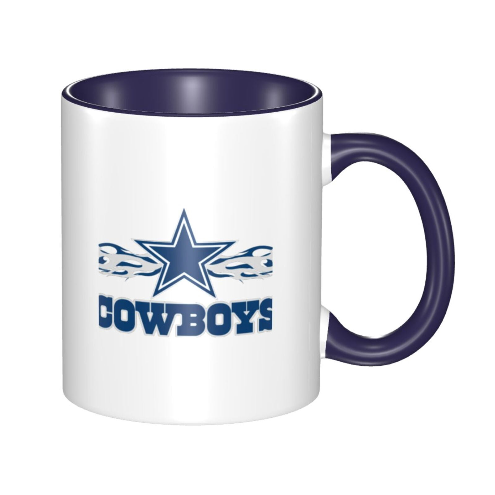 Cowboys Unisex Double Color Ceramic Mug With Handle Suitable For Tea ...