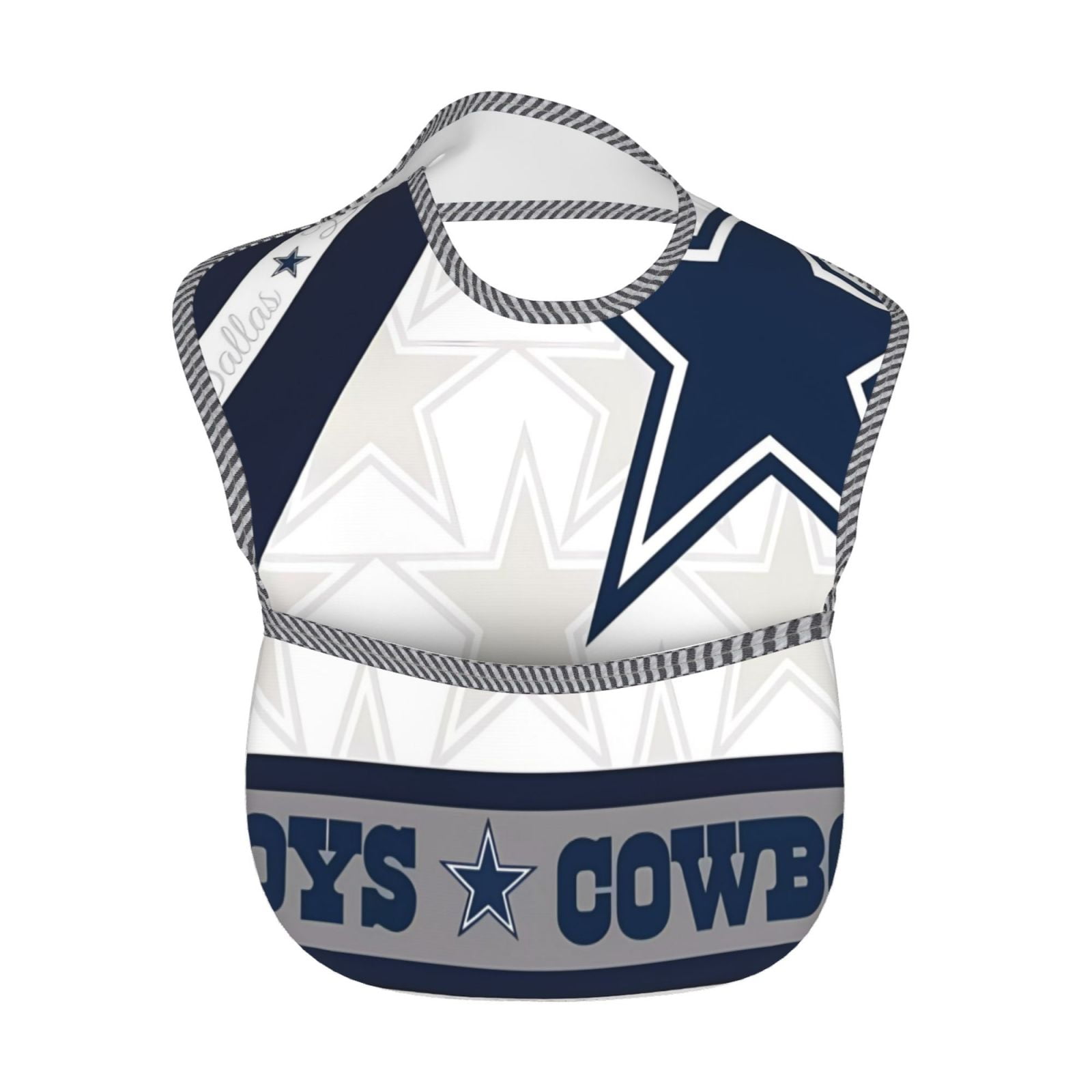Cowboys Waterproof Silicone Baby Bibs Super Thin Light Weight for ...