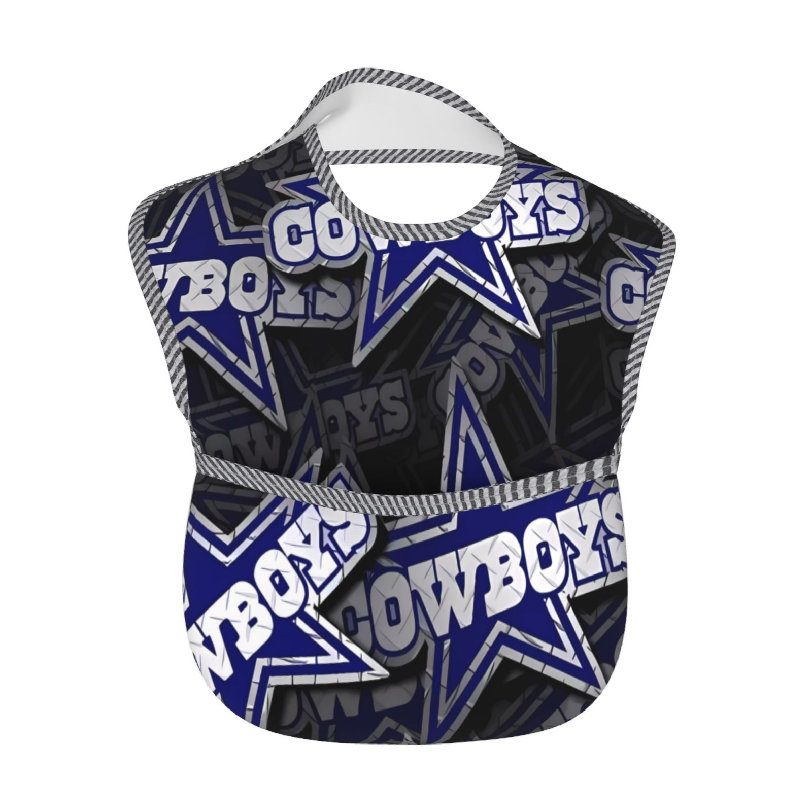 Cowboys Waterproof Silicone Baby Bibs Super Thin Light Weight for ...