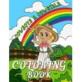Cowboys and Cowgirls Coloring Book: The magical wood and tree scene ...