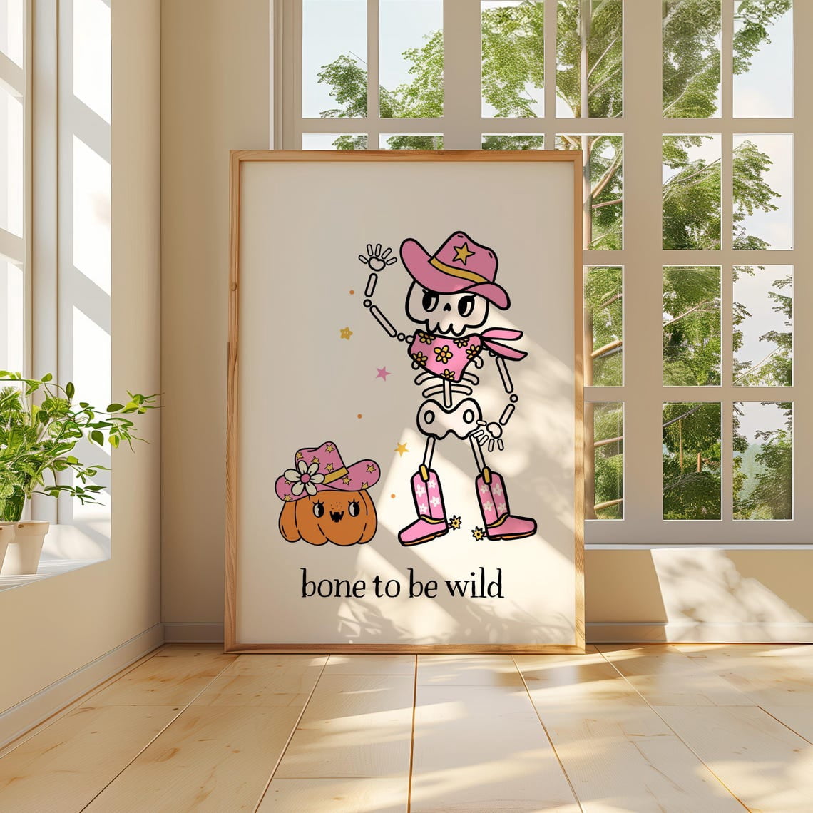 Cowgirl Art Print Pastel Decor Spooky Wall Art Trendy Poster Retro ...