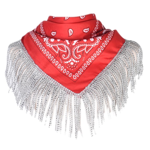 Cowgirl Bandanas for Rhinestone Fringe Scarf Bandanas Bachelorette ...