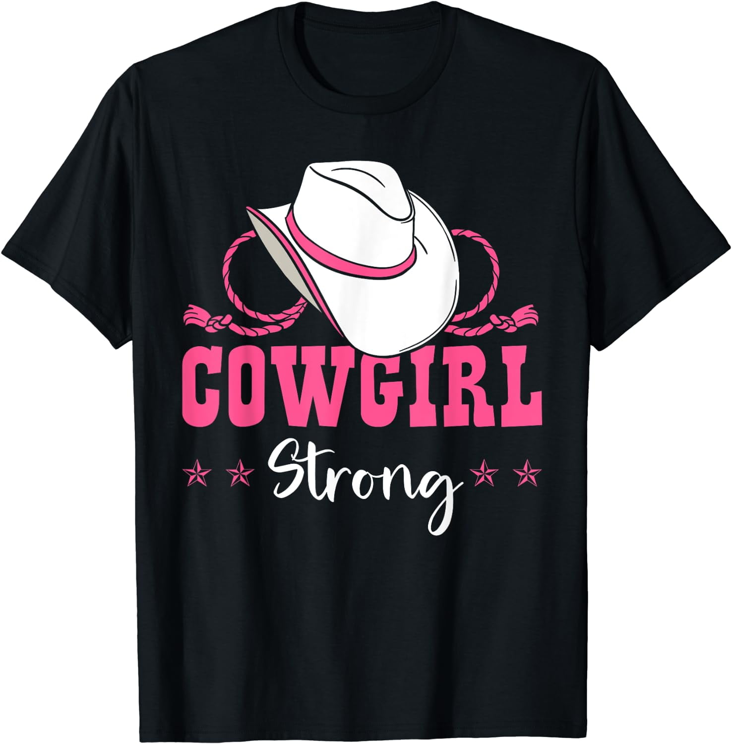 Cowgirl Barrel Racing Roping Horseback Riding Rodeo T-Shirt Black Small ...