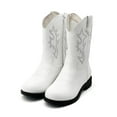 Cowgirl Boots for Girls Boys Non-Slip Western Cowboy Boots with Side ...