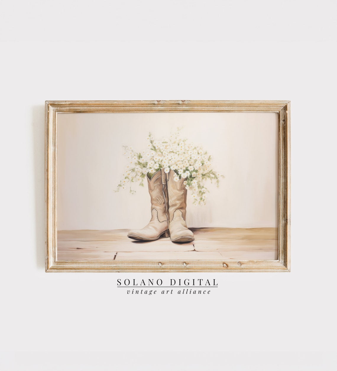 Cowgirl Boots Painting For Western Wall Art Decor Southern Country ...