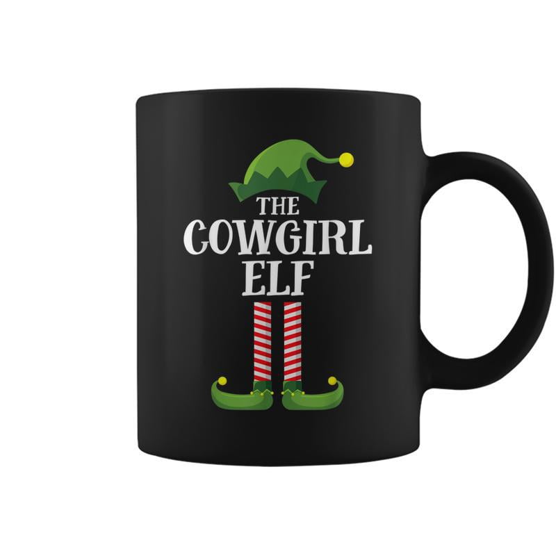 Cowgirl Elf Matching Family Group Christmas Party Coffee Mug - Walmart.com