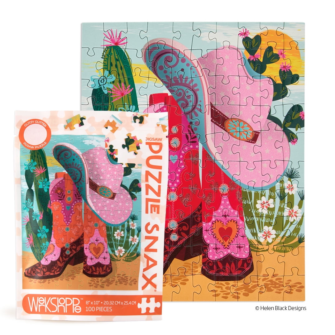 Cowgirl Essentials 100 Piece Puzzle Snax - Walmart.com
