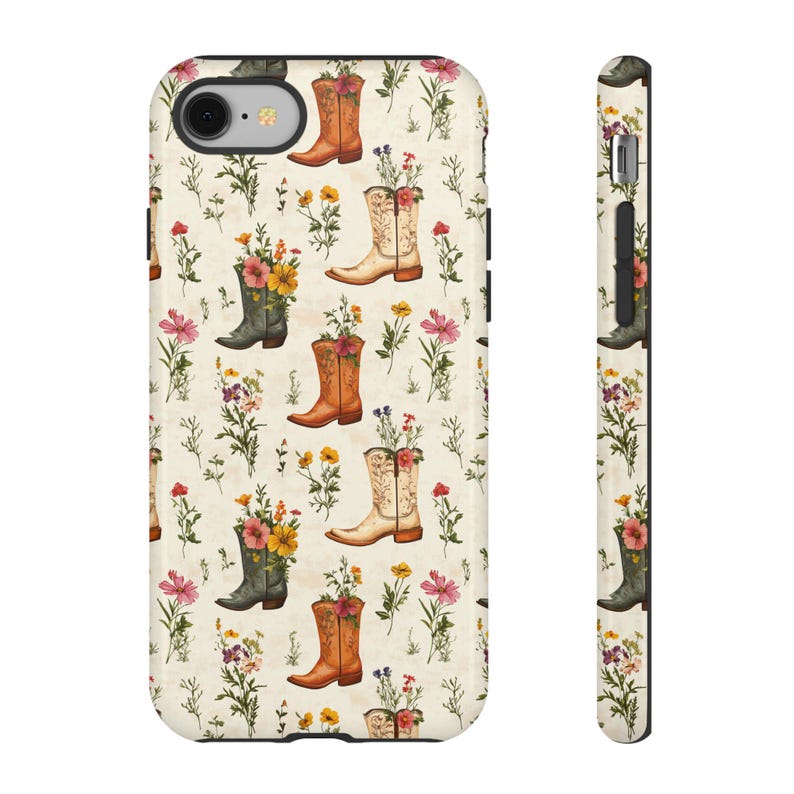 Cowgirl Floral Western Phone Case for iPhone 11-17 Cute Wild West Gift ...