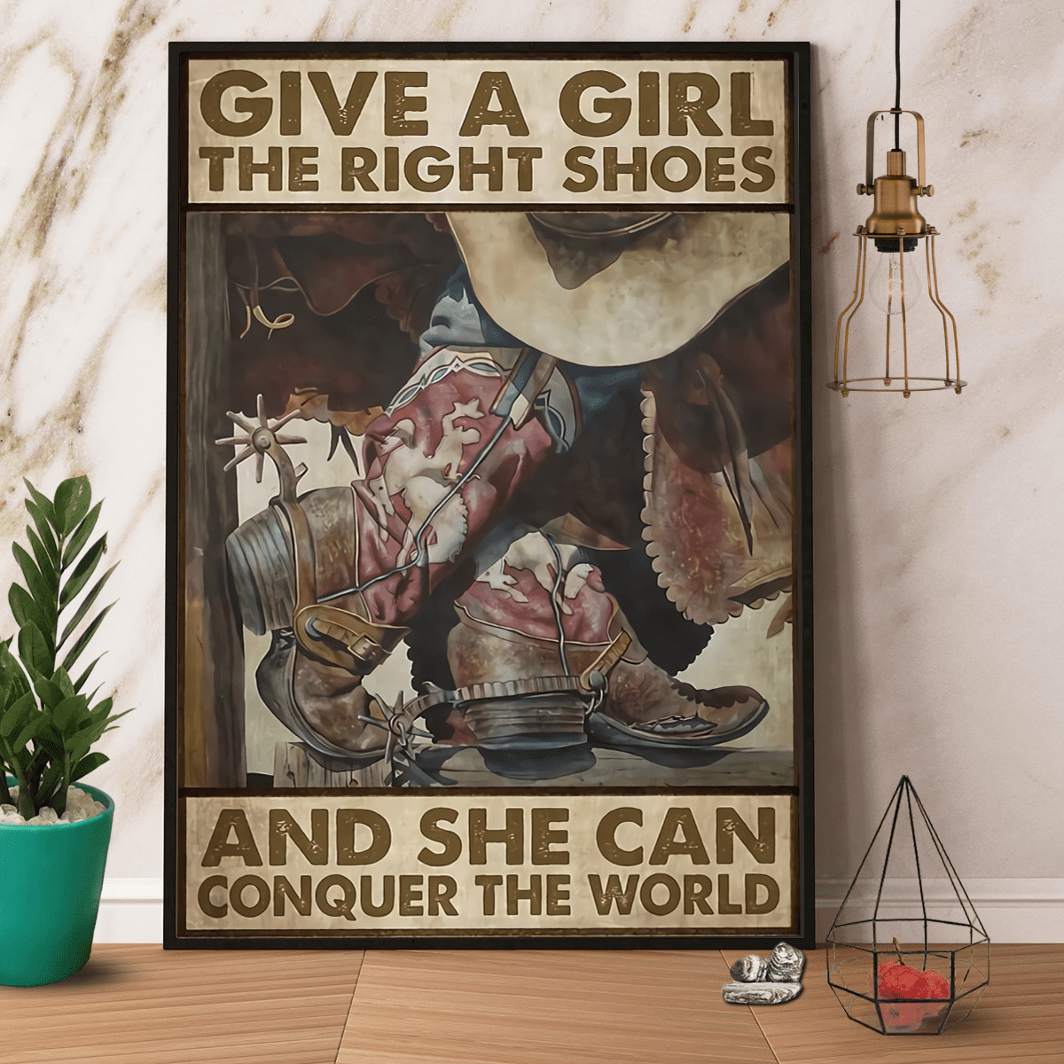 Cowgirl Give A Girl The Right Shoes And She Can Conquer The World ...