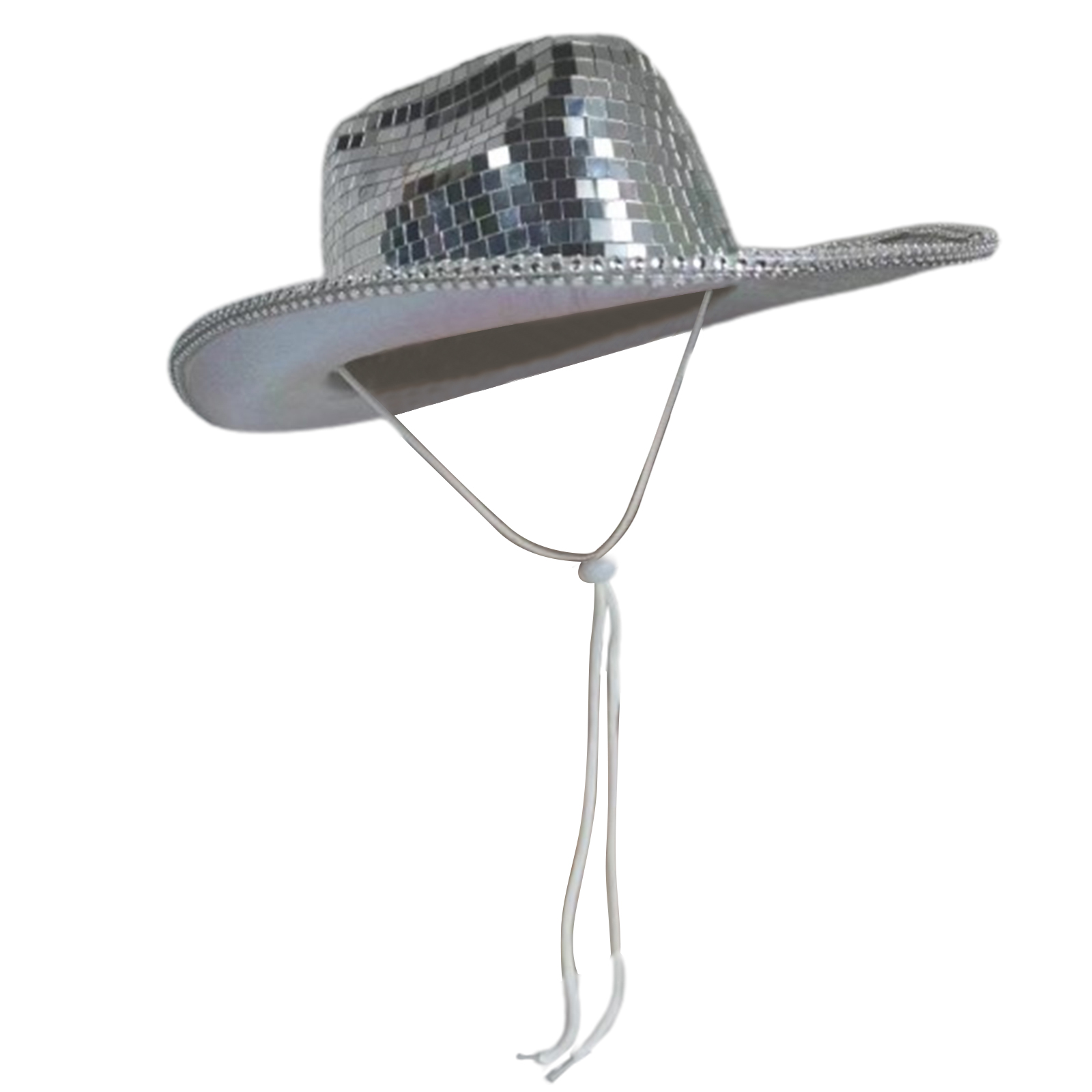 Cowgirl Hat Ultra-flashing Cowboy Hat Mirrored Disco for Music ...