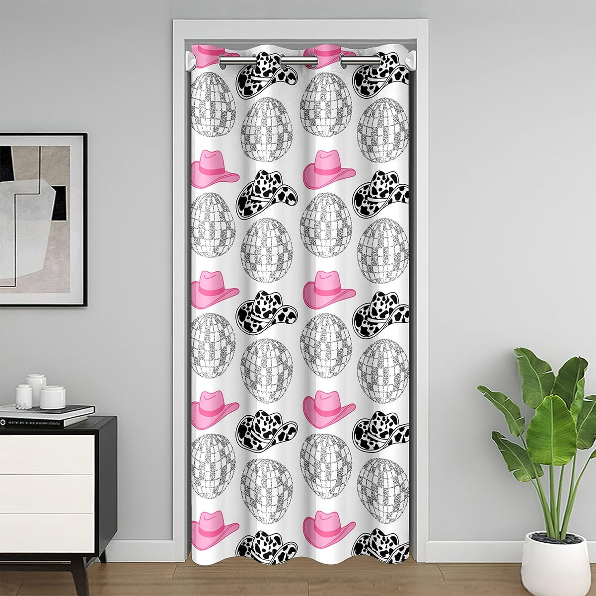 Cowgirl Hats Door Curtain Western Cowboy Doorway Curtain 34" W x 80" L ...