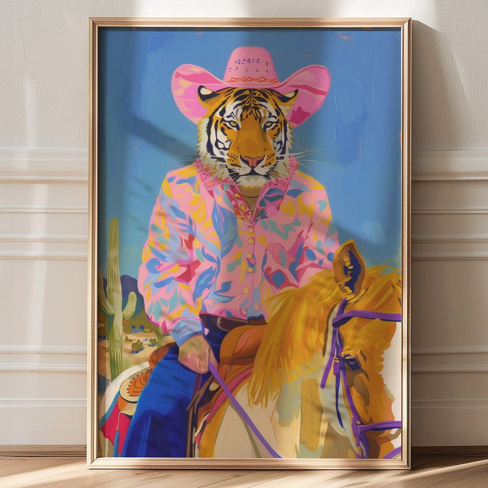 Cowgirl Home Decor, Western Girly Decor, Preppy Wall Art Decor, Tiger ...