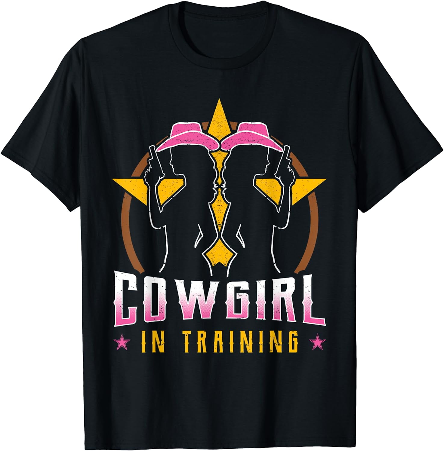 Cowgirl In Training Barrel Racing Horseback Riding Rodeo T-Shirt ...