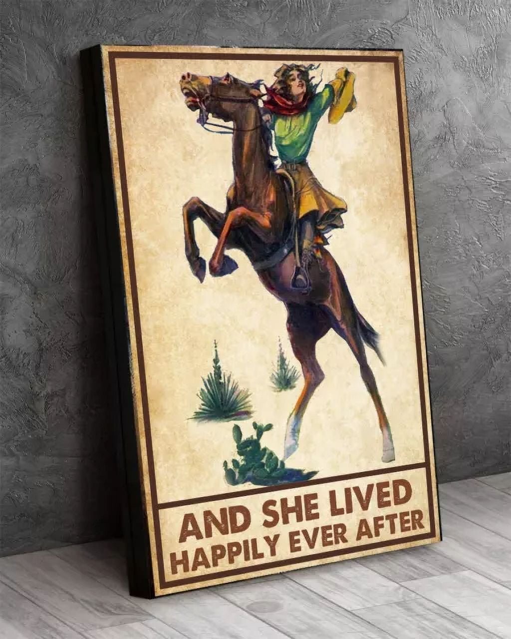 Cowgirl And She Lived Happily Ever After Horse Riding Horses Rider ...