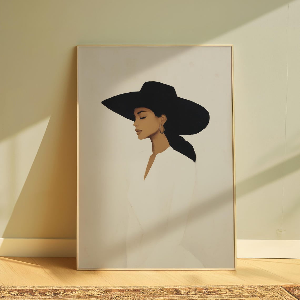 Cowgirl Minimalist Fashion Wall Art, Western Woman Poster, Unframed ...