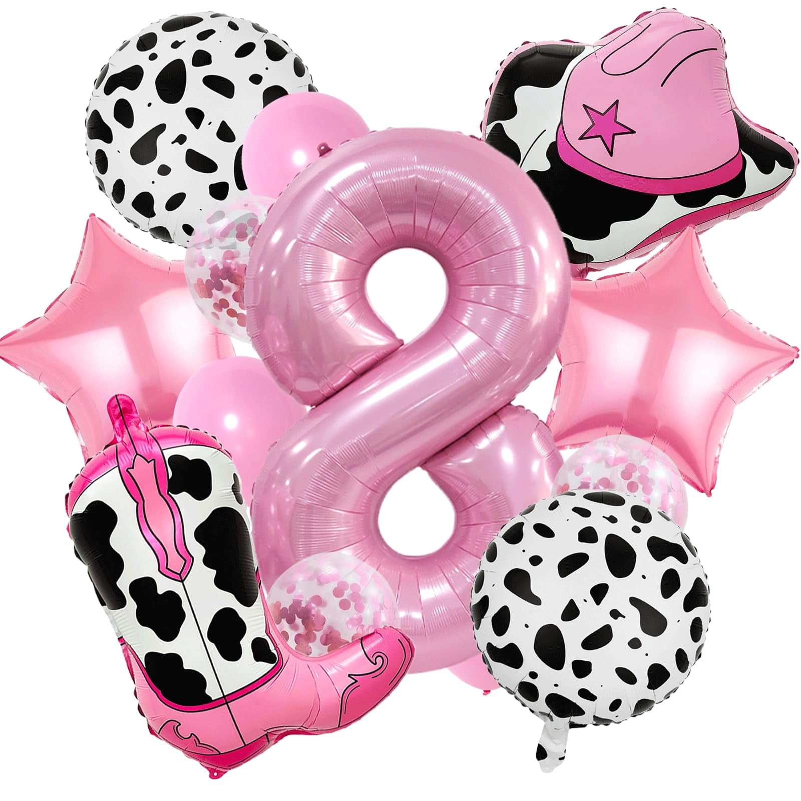 Cowgirl Party Decorations Include Cowgirl Boot Cowboy Hat Balloon ...