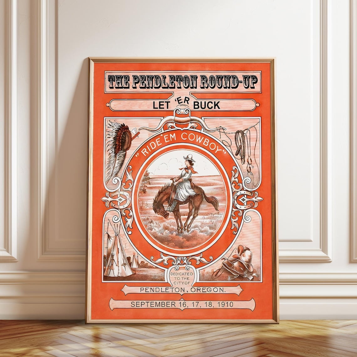 Cowgirl Poster Cowgirl Western Wall Art Rodeo Pendleton Poster Cowgirl Decor For Girls ...