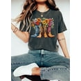 Cowgirl Shirt Cute Country Shirts Retro Rodeo American Cowgirl Graphic ...