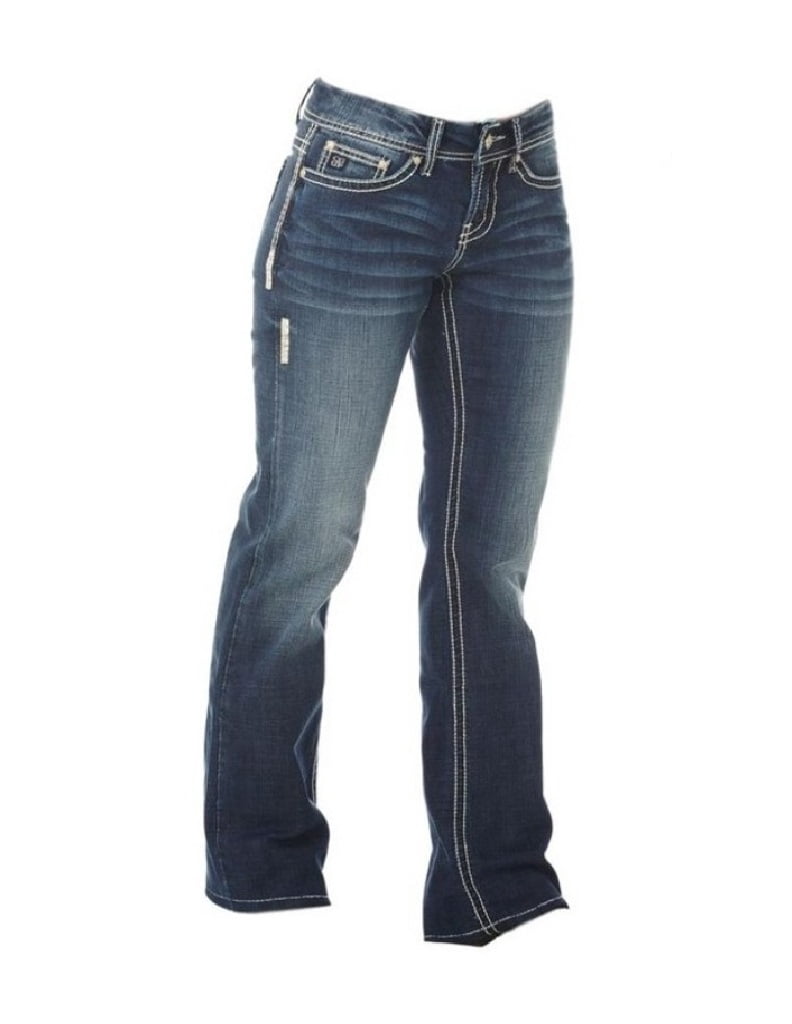 Cowgirl Up Western Jeans Women Bootcut Medium Stonewash CGJ30605 ...