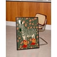 Cowgirl Zebra Western Safari Animal Bold Retro Jungle Poster Unframed ...