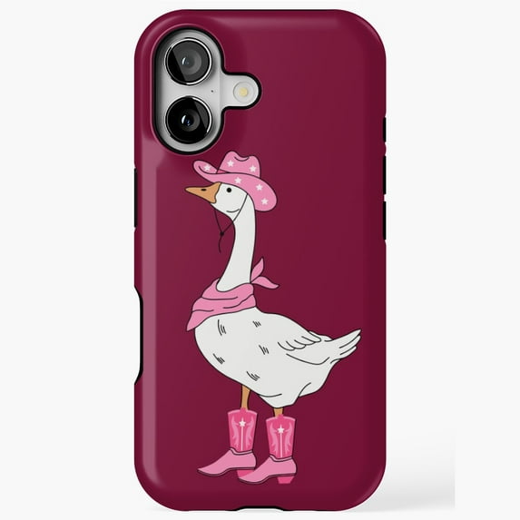 Cowgirl duck. Yeehaw! iPhone Tough Case - Walmart.com