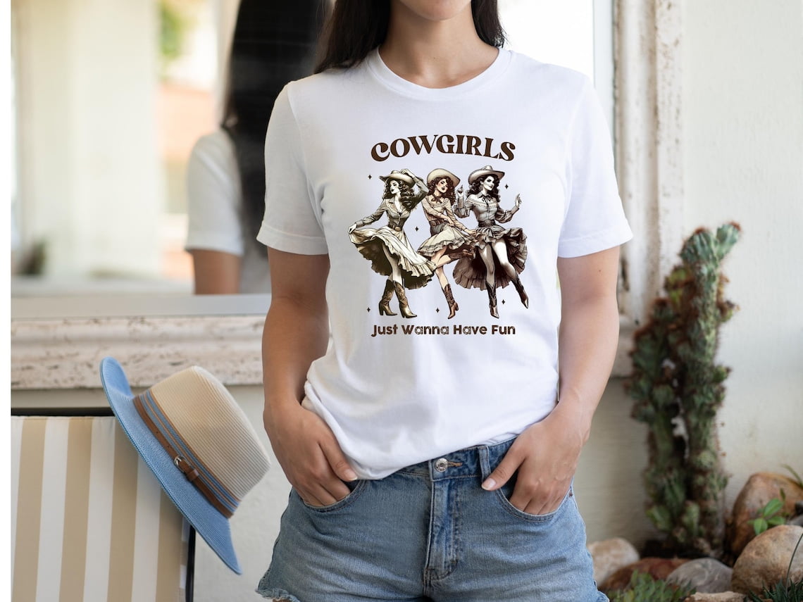 Cowgirls Just Wanna Have Fun Country Music Country Concert Women's ...