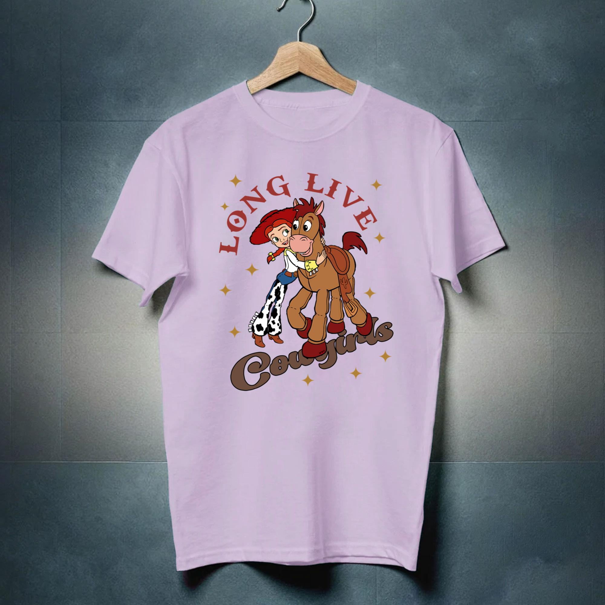 Cowgirls Tribute Graphic Tee – Cartoon Adventure Shirt – Oversized ...