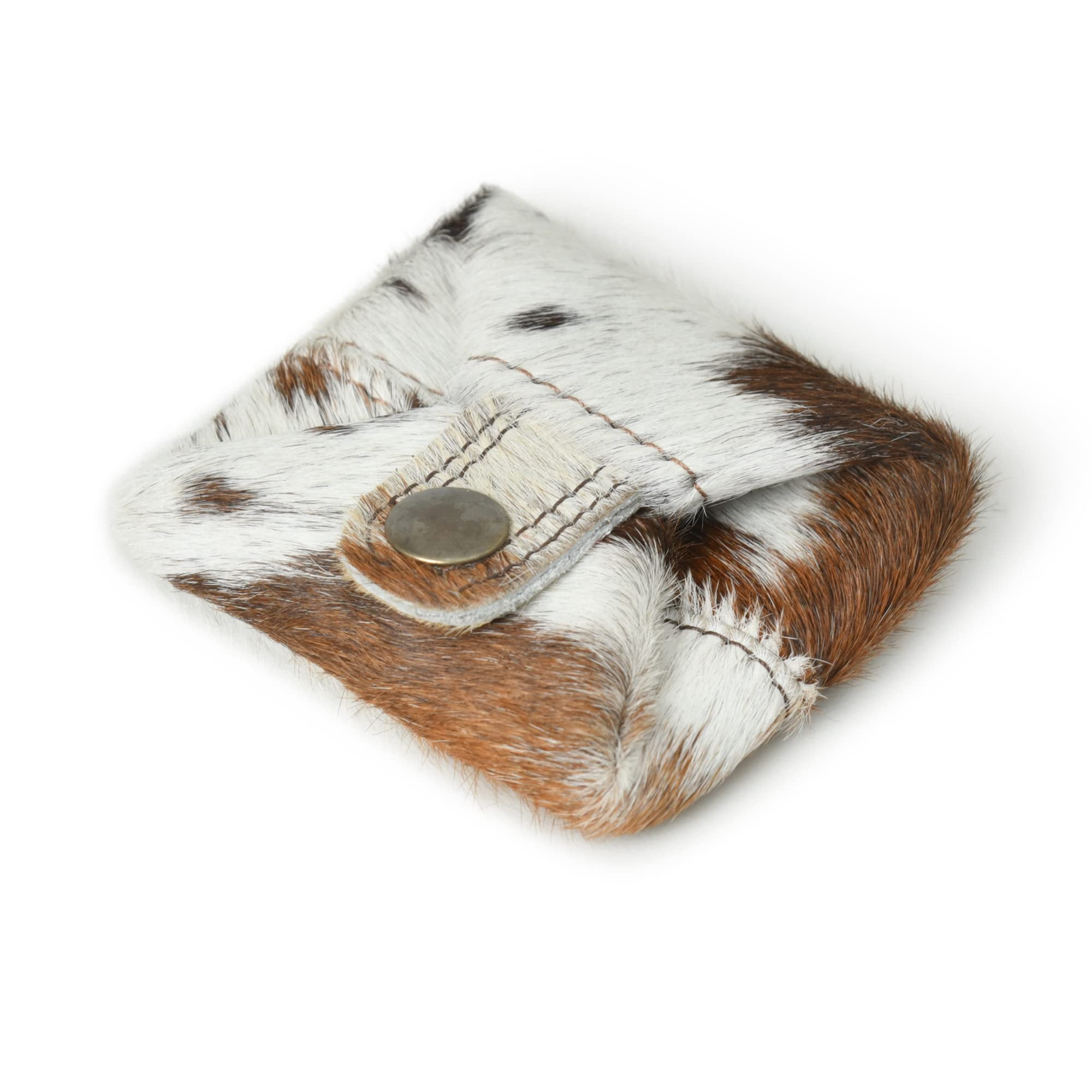 Cowhide Coin Pouch Change Holder Mini Pocket Wallet for Men Women ...