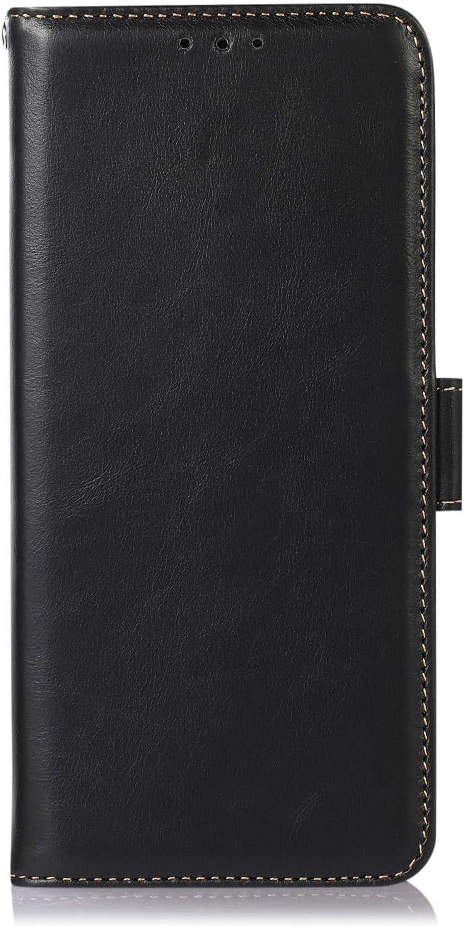 Cowhide Cover for Samsung Galaxy S24ultra/ S24plus/ S24, RFID Blocking Wallet Magnetic Flip ...