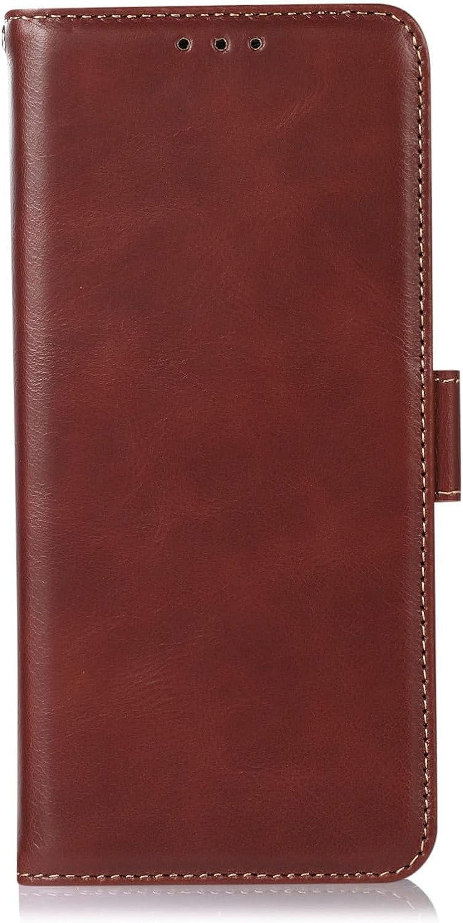 Cowhide Cover for Samsung Galaxy S24ultra/ S24plus/ S24, RFID Blocking Wallet Magnetic Flip ...