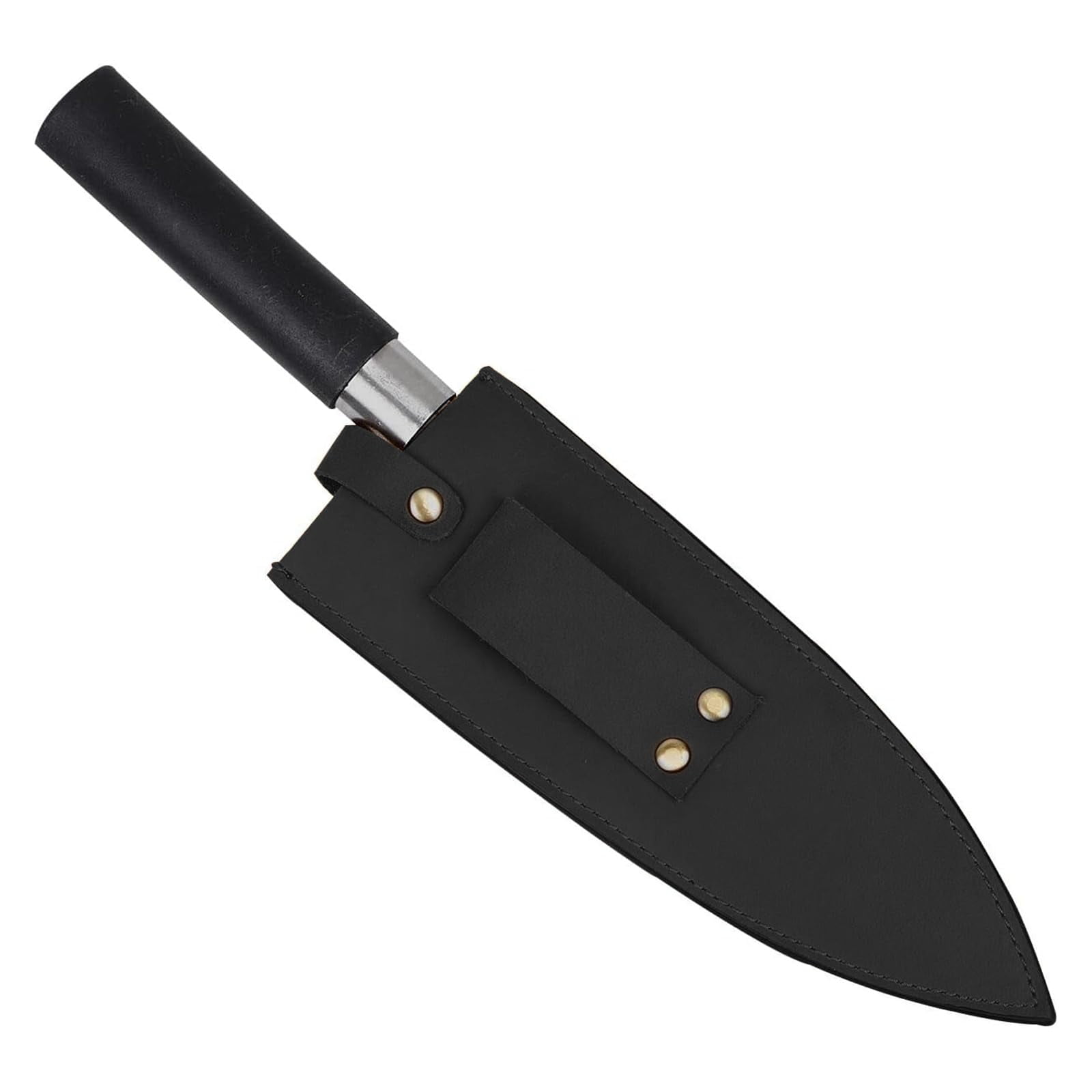 Cowhide Leather Knife Sheath, 8 Inch Chef Knife Guard, Heavy Duty ...