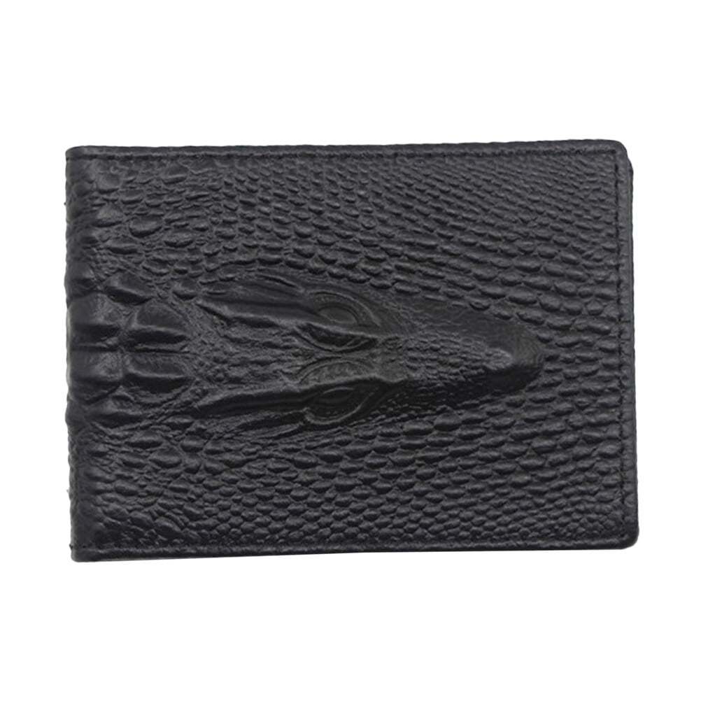 Cowhide Leather Purse Driving License Holder Wallet Multi-card Retro ...
